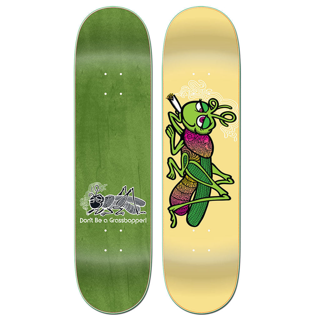 StrangeLove Skateboards 8.0" Bratrud Grassbopper Deck Yellow – Drift House