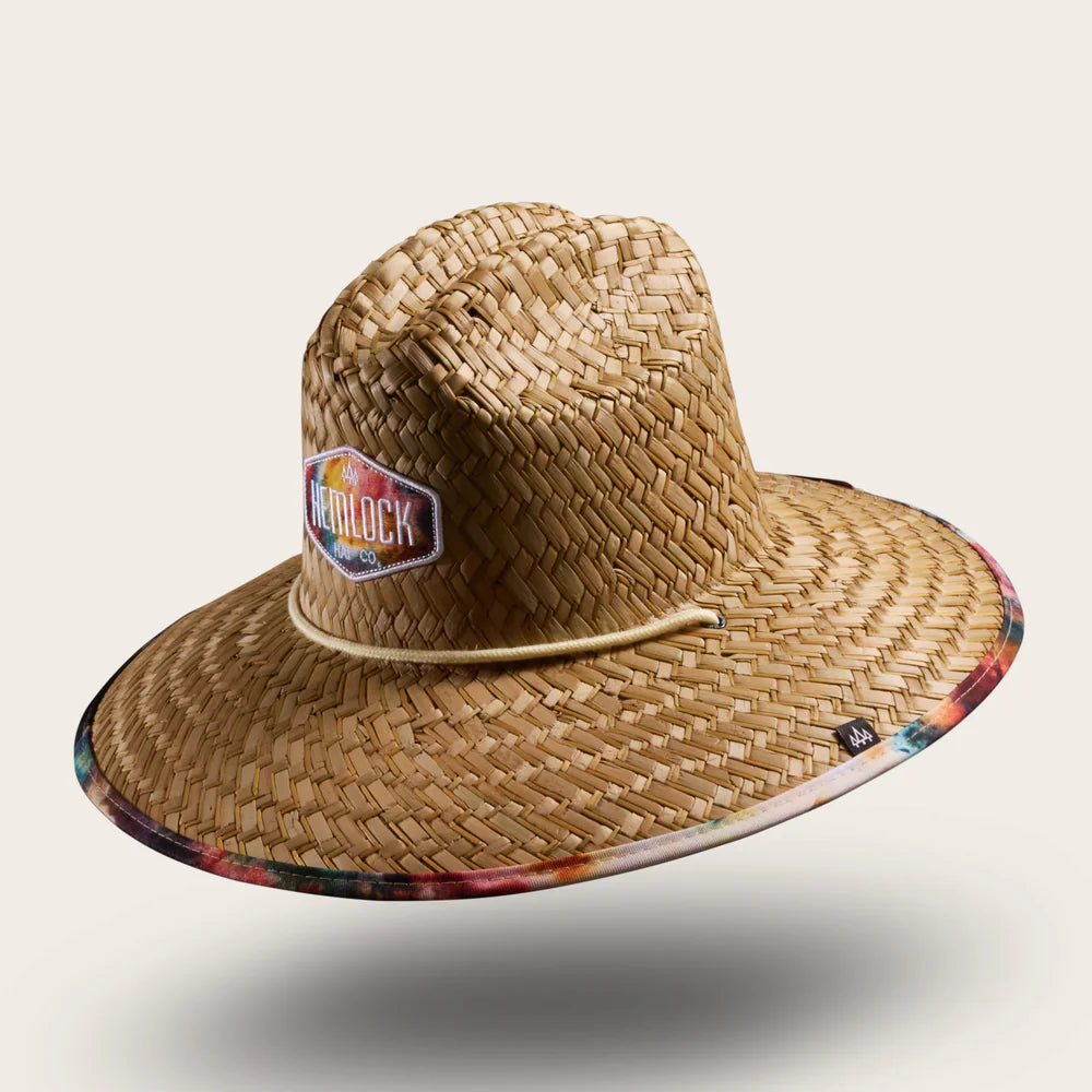 Hemlock Hat Co. Bowie Straw Lifeguard Hat Tie Dye – Drift House
