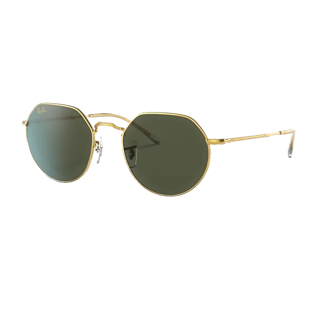 Ray Ban Jack Sunglasses Gold Green Classic – Drift House